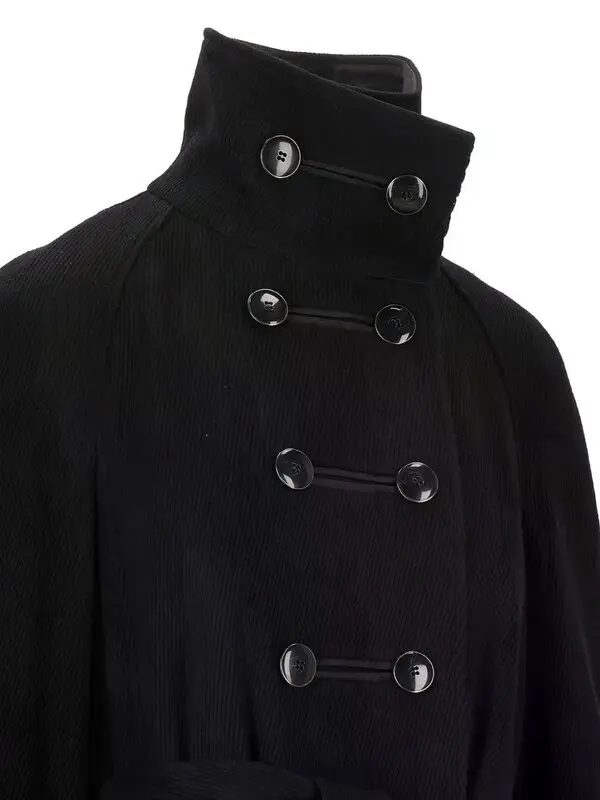 Emporio Armani Double-breasted Belted Coat