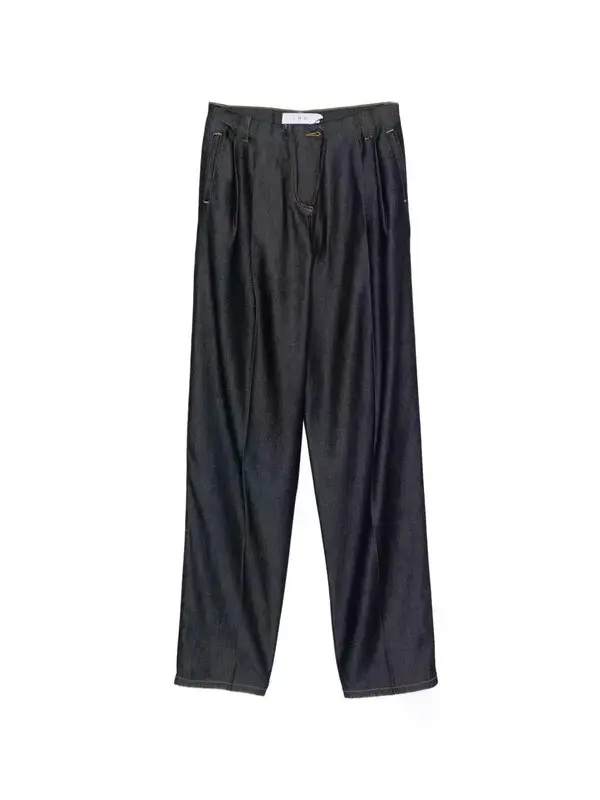 IRO PARIS Pleated Wide-leg Jeans