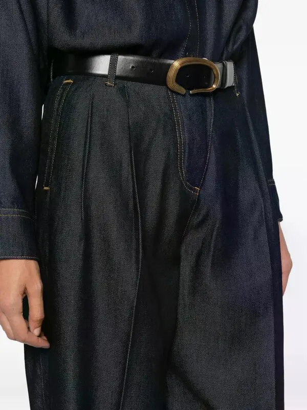 IRO PARIS Pleated Wide-leg Jeans