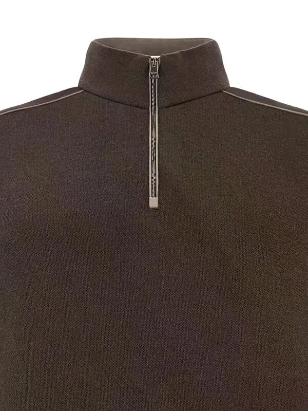 Paul & Shark Typhoon® Platinum Half-zip Sweater - Brown