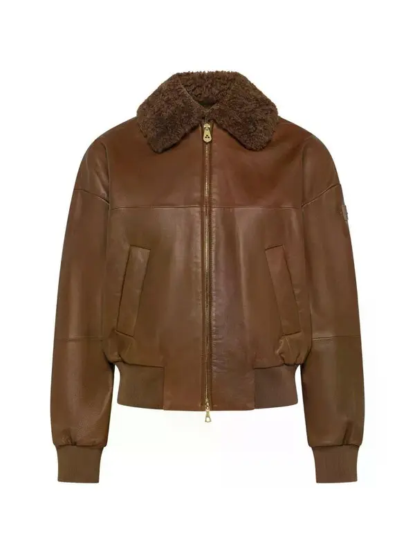 Peuterey Ruti Le Shearling-collar Leather Jacket