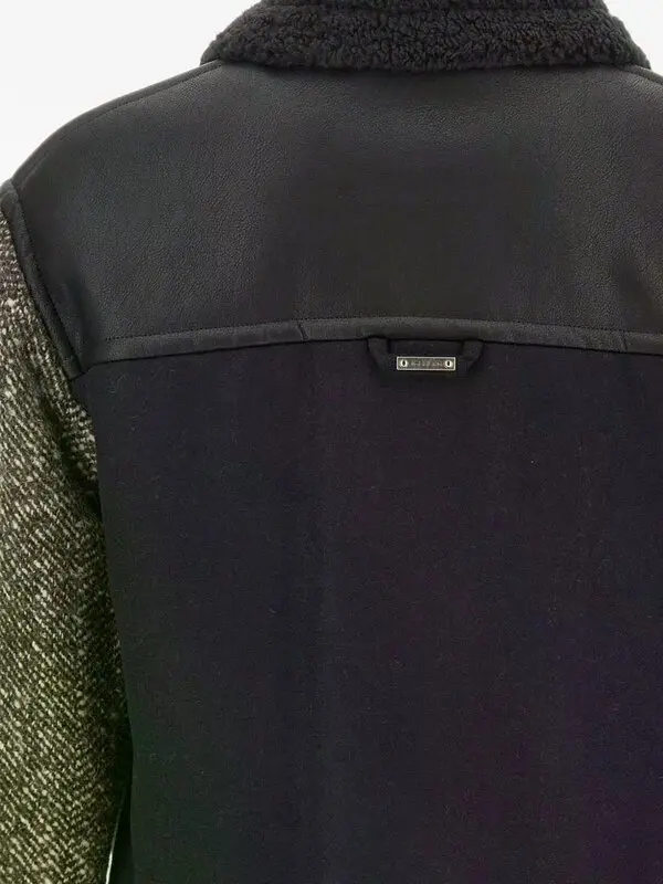 Iceberg Faux-leather Panel Jacket