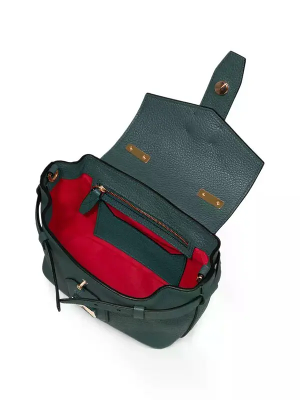 LANCEL S Charlie Grained-leather Tote Bag