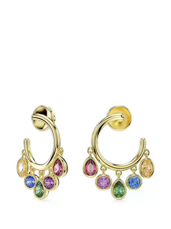 SWAROVSKI Imber Crystal-embellished Charm Hoop Earrings