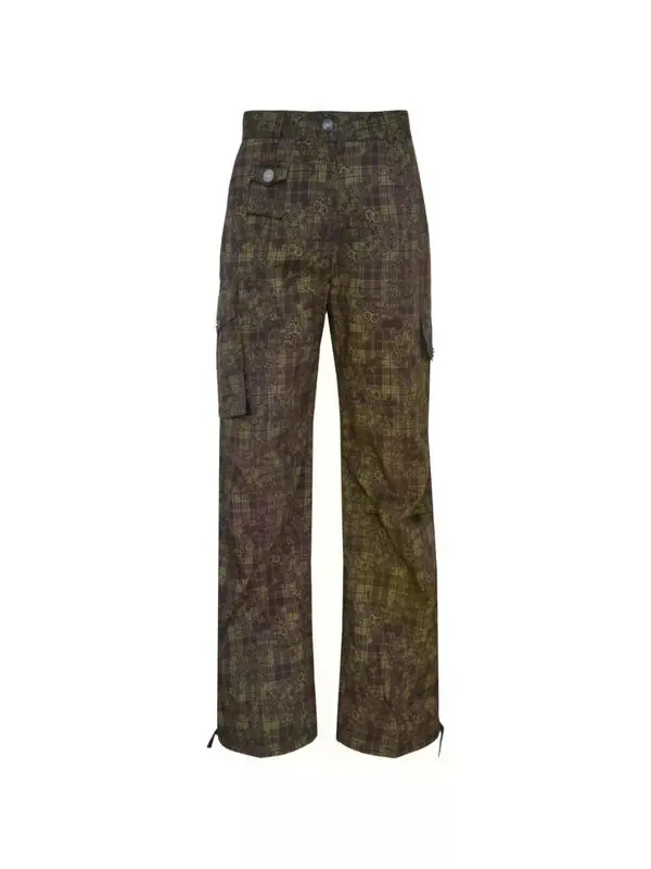 GANNI Floral-print Cargo Trousers