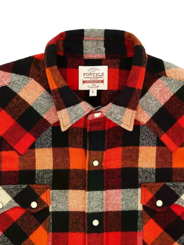FORTELA Josh Checkered Flannel Shirt