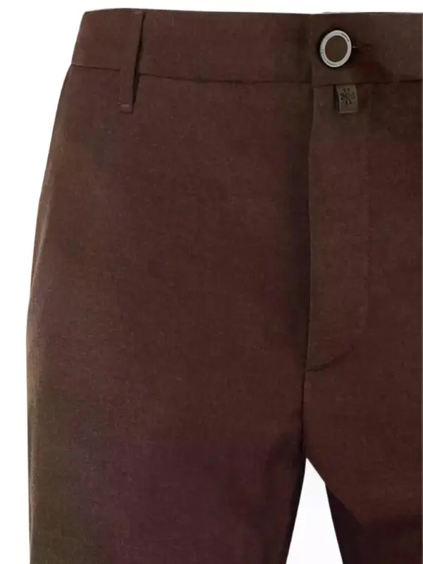 Jacob Cohen Logo-patch Tapered-leg Trousers