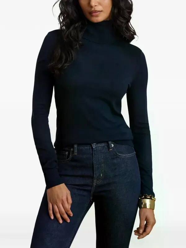 Ralph Lauren Logo-plaque Turtleneck Sweater