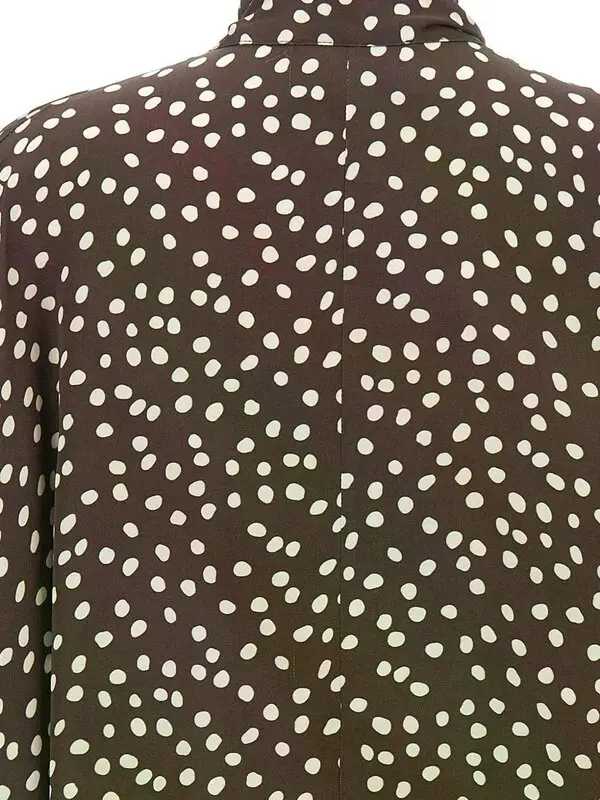 KAOS Polka-dot Pussy-bow Blouse