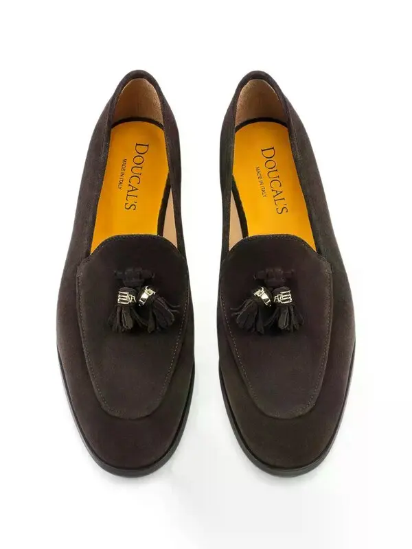 DOUCAL'S Tassel-detail Suede Loafers