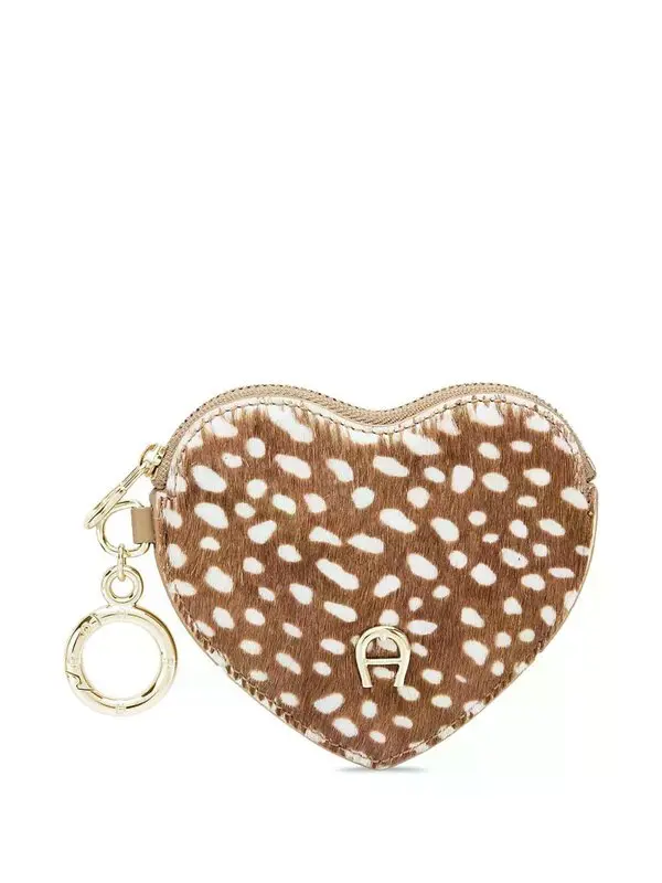 AIGNER Puntina Animal-print Keyring - Neutrals