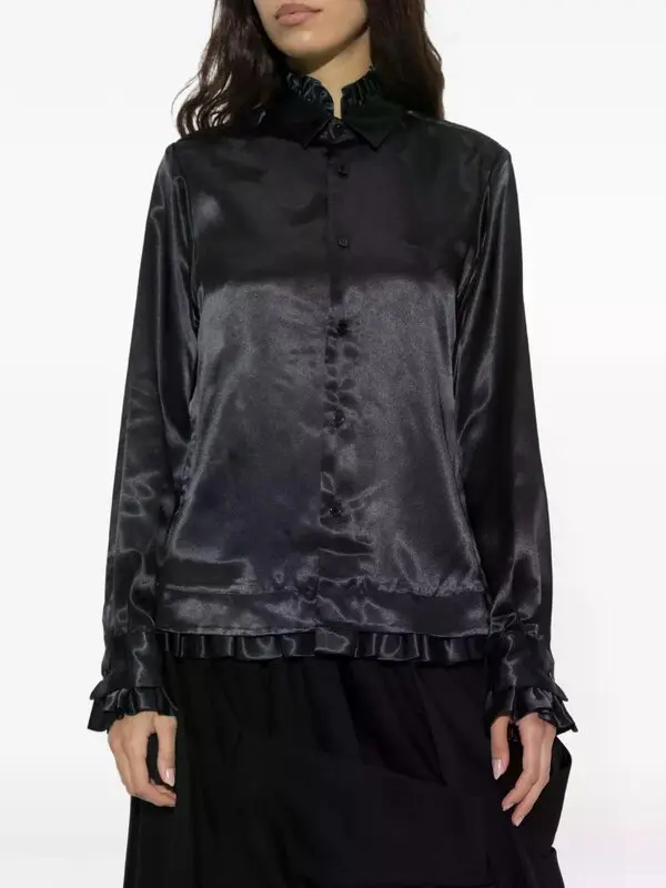 Noir Kei Ninomiya Ruffle-trim Shirt