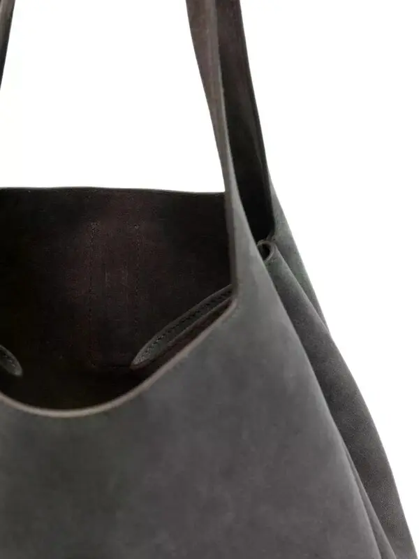Hogan Logo-plaque Suede Tote Bag