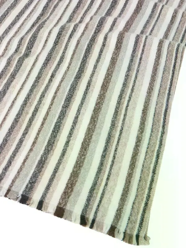 Fedeli Striped Cashmere Scarf