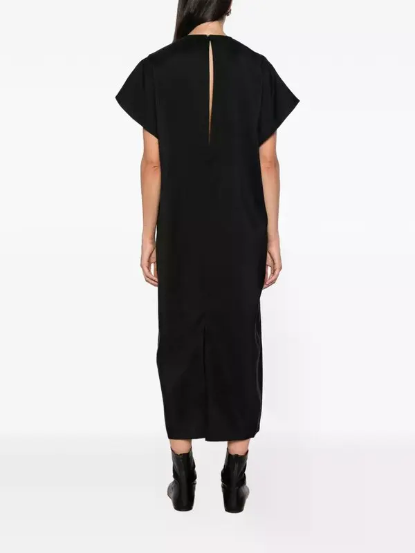 Sofie D'hoore Short-sleeve Slit-back Maxi Dress