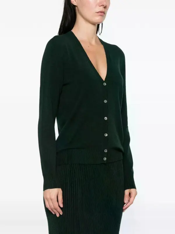 AROVESCIO Button-up V-neck Cardigan