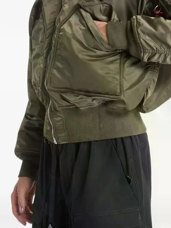 Alpha Industries 45/p Hooded Custom Bomber Jacket