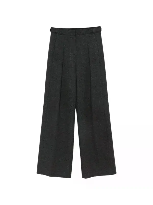 SEMICOUTURE Pleated Wide-leg Trousers