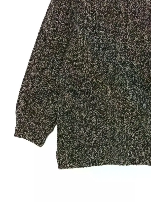 7 For All Mankind Cowl-neck Cable-knit Sweater
