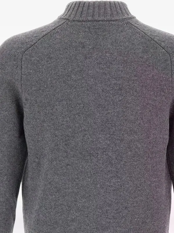 GRAN SASSO Zip-up Wool Cardigan