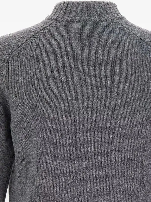 GRAN SASSO Zip-up Wool Cardigan