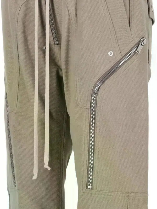 Rick Owens Heizer Zip-detail Track Pants - Neutrals
