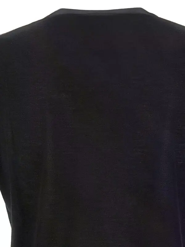 KANGRA Short-sleeve Ribbed-trim Sweater