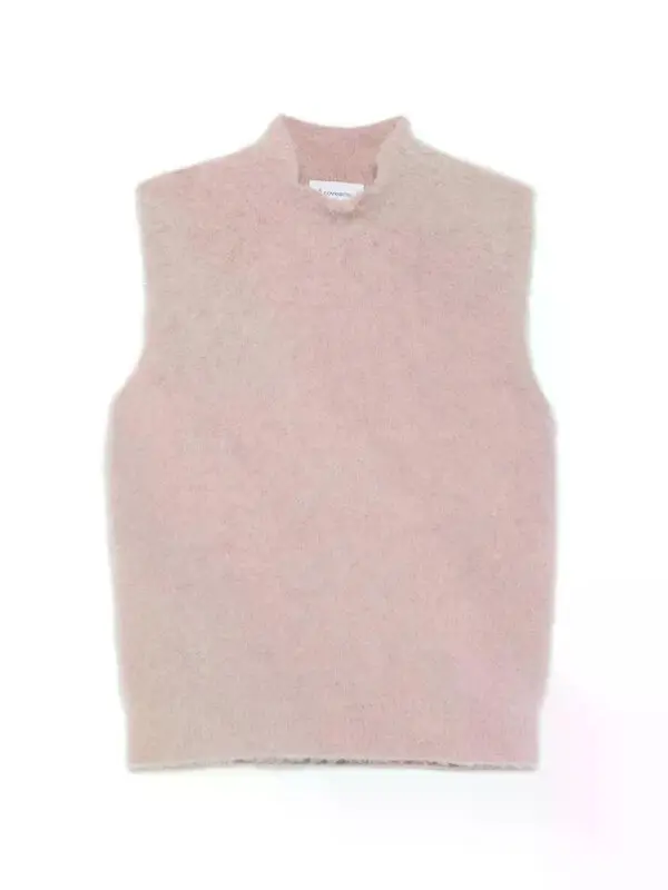 AROVESCIO High-neck Knit Sleeveless Top