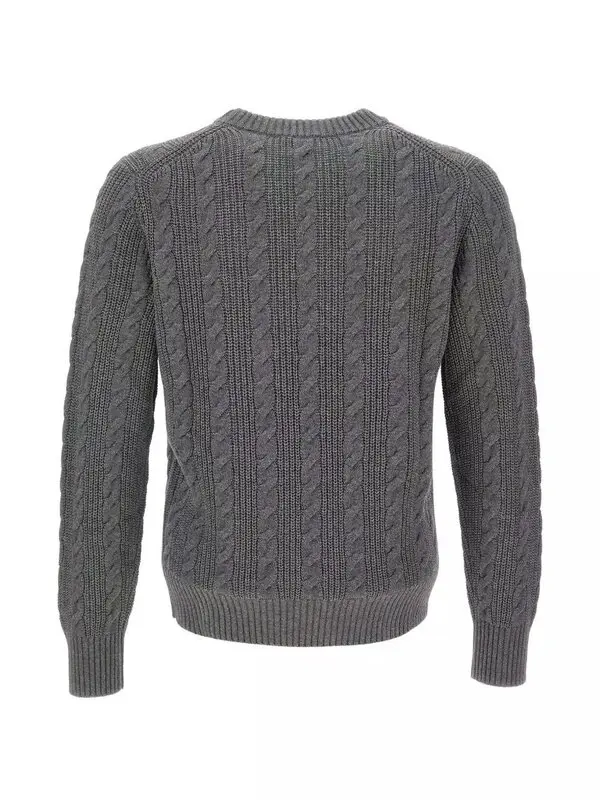 KANGRA Cable-knit Sweater - Grey