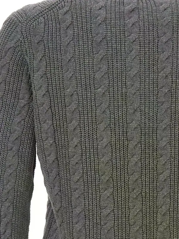KANGRA Cable-knit Sweater - Grey
