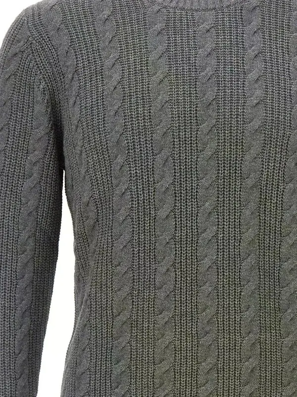 KANGRA Cable-knit Sweater - Grey