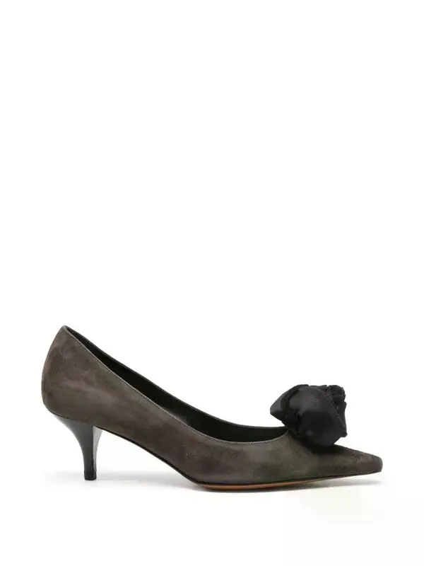 Roberto Festa Rosette-detail Suede Pumps