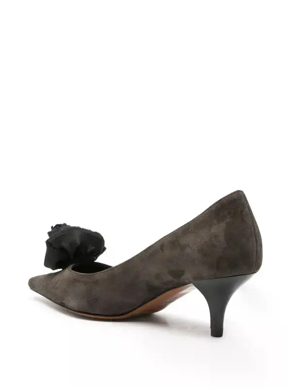Roberto Festa Rosette-detail Suede Pumps