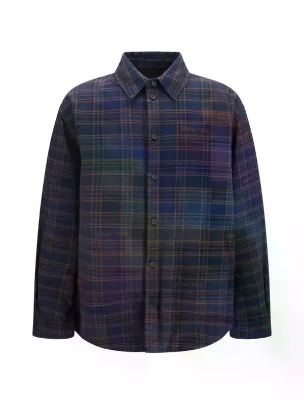 Off-White Check-pattern Padded Overshirt