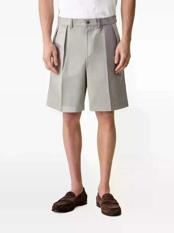 WACKO MARIA Pleated Tailored Shorts - Grey