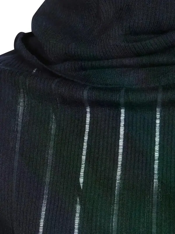Max Mara Ribbed-knit Cowl-neck Sweater