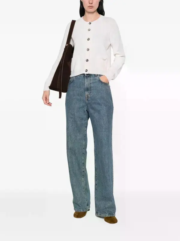 AROVESCIO Button-up Patch-pocket Cardigan