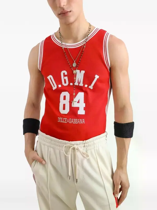 Dolce & Gabbana Tank Top With Patch