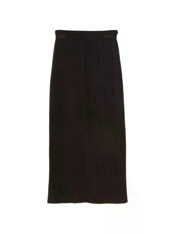 AROVESCIO Ribbed-knit Skirt