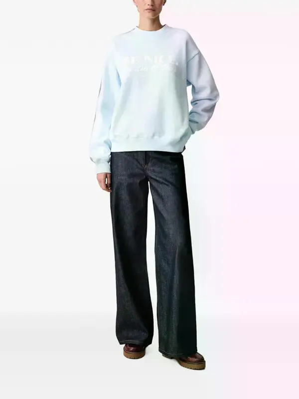 Sporty & Rich Be Nice Slogan-print Sweater