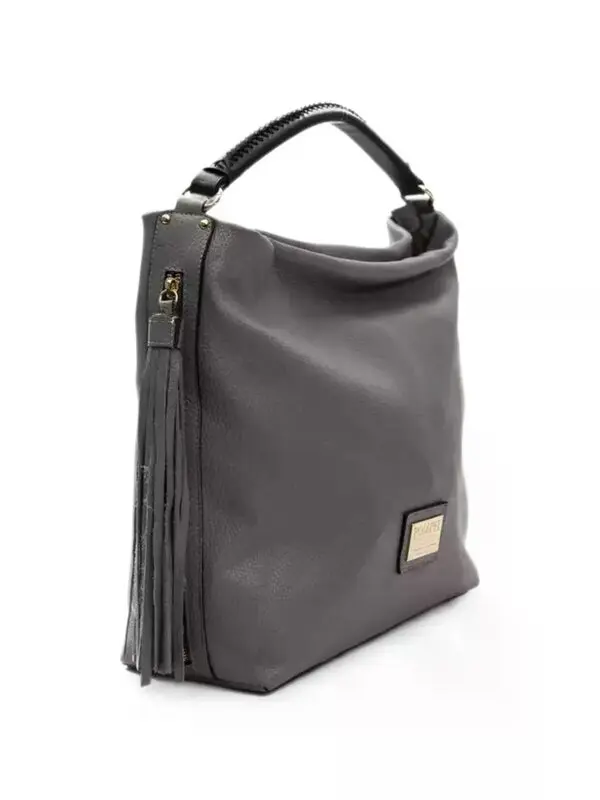 POMPEI DONATELLA Tassel-detail Leather Shoulder Bag