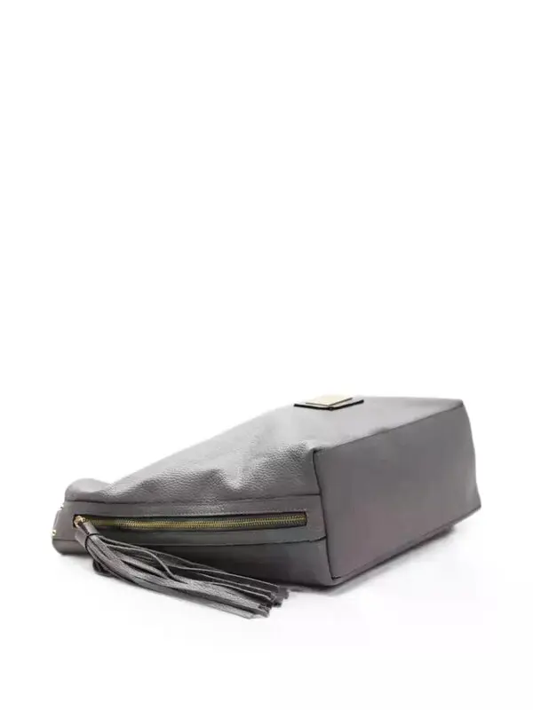 POMPEI DONATELLA Tassel-detail Leather Shoulder Bag
