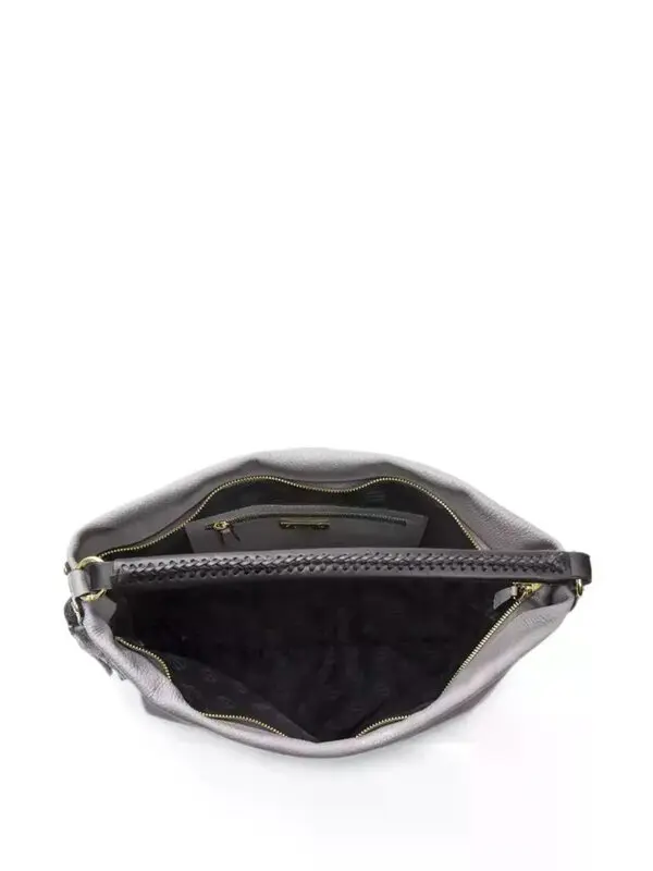 POMPEI DONATELLA Tassel-detail Leather Shoulder Bag