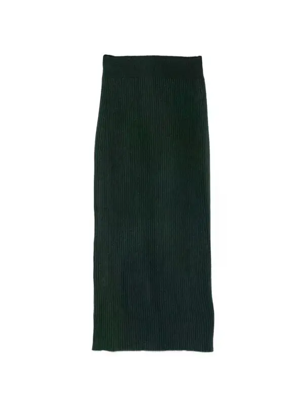 AROVESCIO Ribbed-knit Skirt