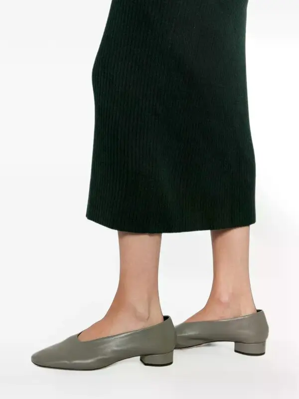 AROVESCIO Ribbed-knit Skirt