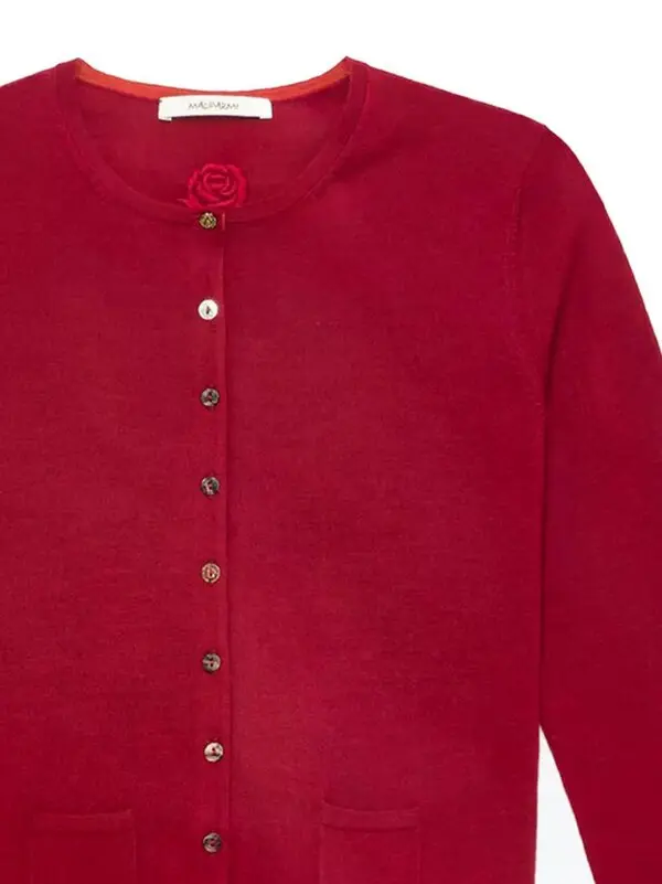 Malìparmi Colours Of The World Crew-neck Cardigan - Red