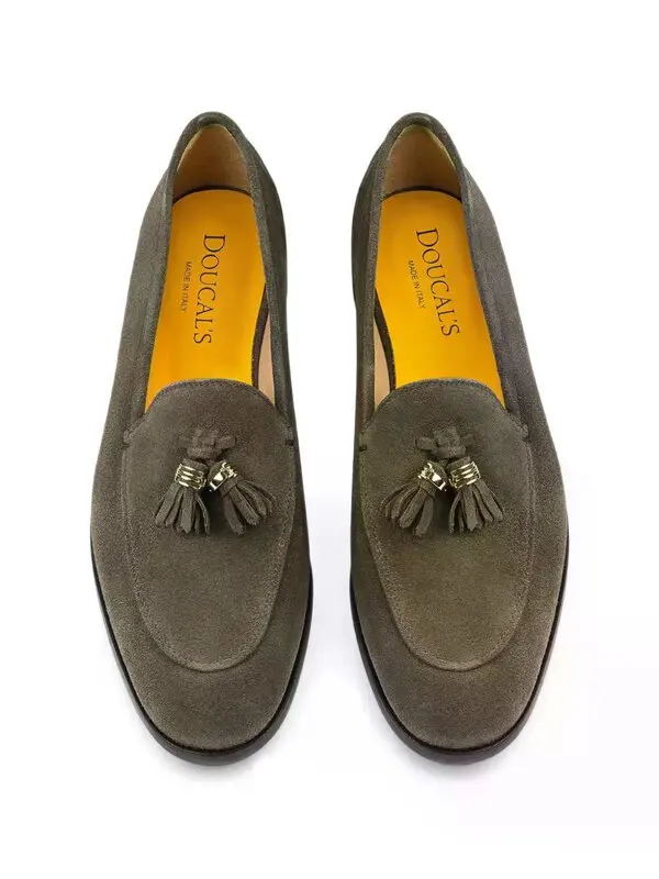 DOUCAL'S Tassel-detail Suede Loafers