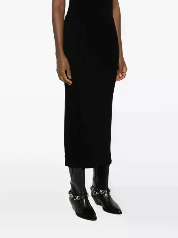 AROVESCIO Ribbed-knit Skirt