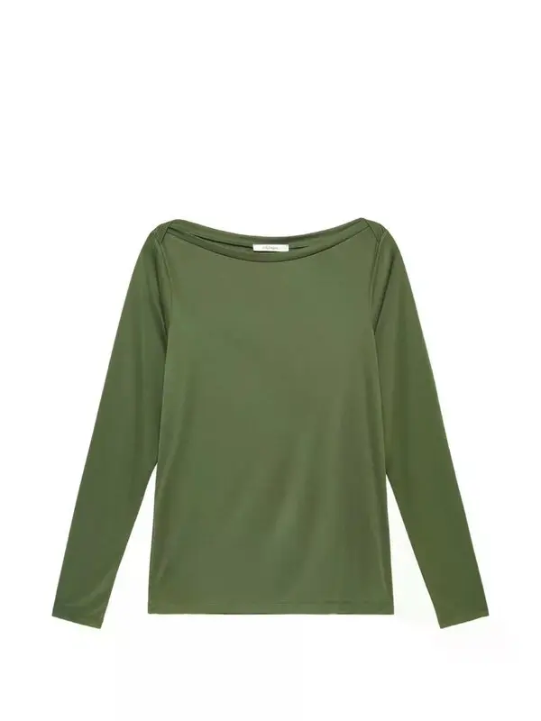 Malìparmi Plane Poly Boat-neck Long-sleeve T-shirt