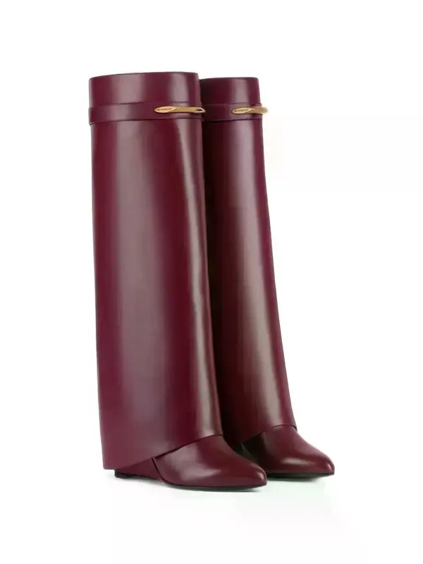 Givenchy Shark Pinch Boots In Leather